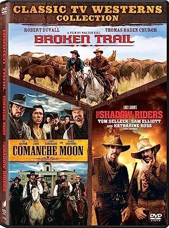 New Movie 3 Pack: Broken Trail / Comanche Moon / The Shadow Riders (DVD ...