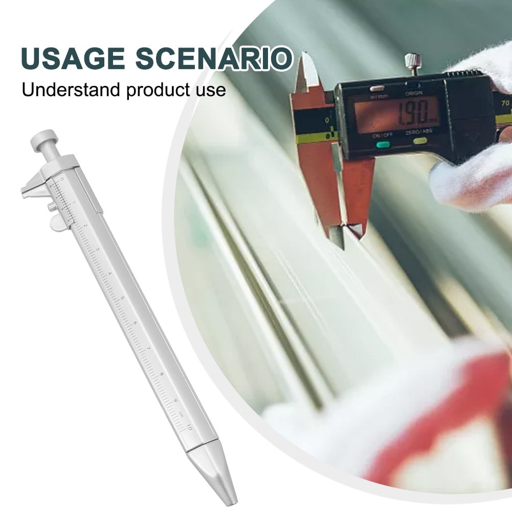 New Multifunction Gel Ink Pen Vernier Caliper Roller Ball Pen ...