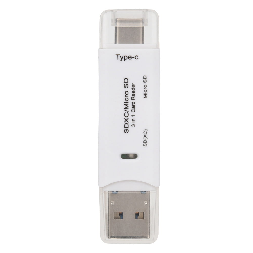 New Multifunctional 3 in 1 TypE C Micro USB Card Reader High Speed ...