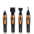 New Mustache And Beard Trimmer Set Hair Cut Clipper Kit Ear Nose Groomer Shaver
