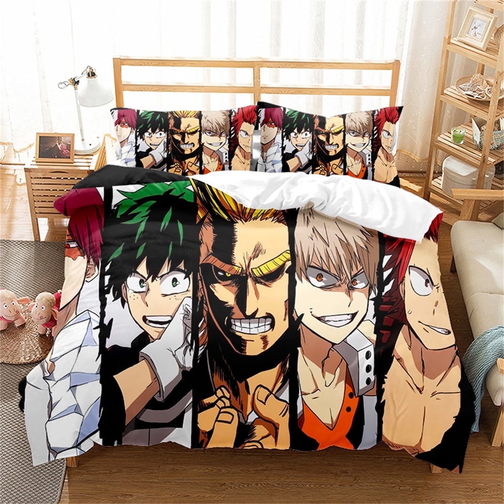 My Hero Academia Bed Set - Twin/Full/Queen/King - 1 Duvet, 2 ...