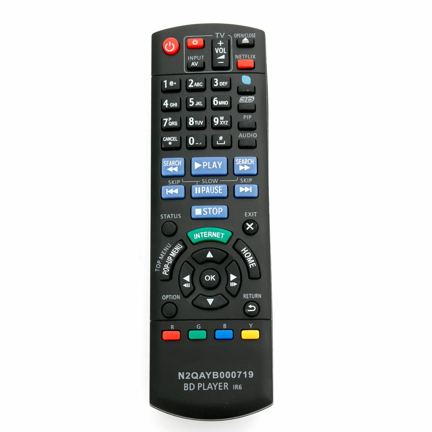 New N2QAYB000719 Remote Control for Panasonic Blu-ray Disc Player DMP ...