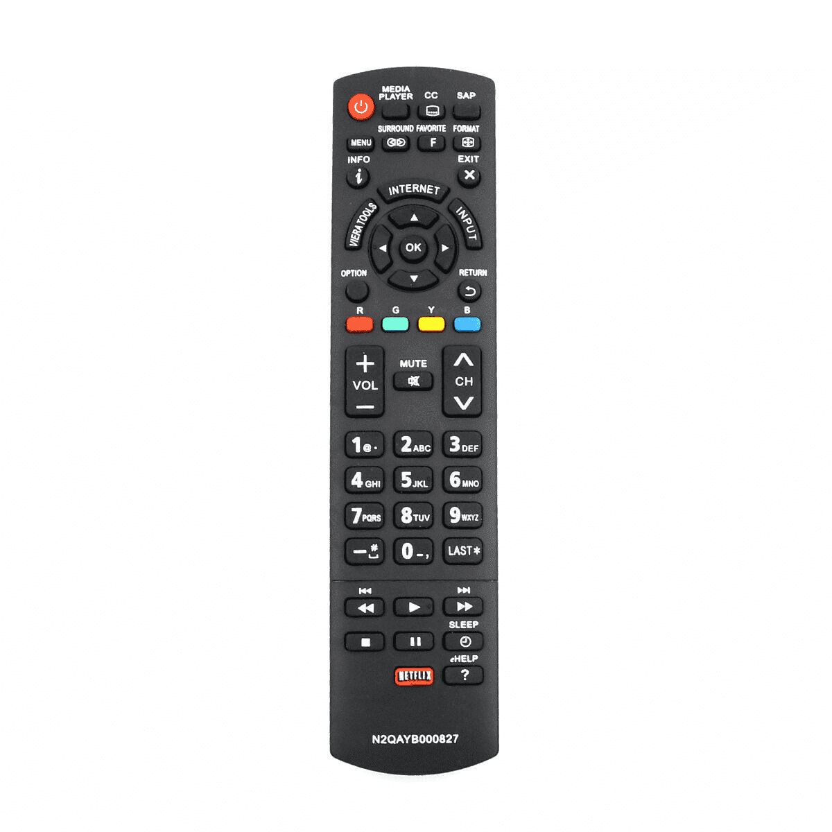 New N2QAYB000827 For Panasonic TV Remote Control TC-50PS64 TC-65PS64 TC ...