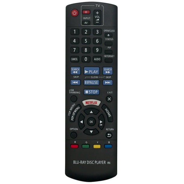 New N2QAYB001026 Replaced Remote Control fit for Panasonic Blu-ray Player DMP-BD83 DMP-BD93 DMP ...