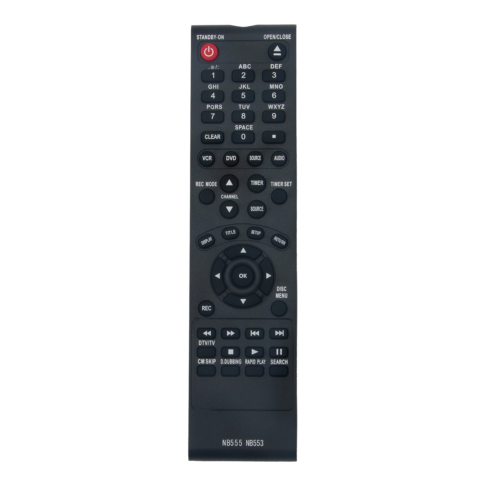 New NB555 NB553 Replaced Remote Control fit for Magnavox DVD ZC352MW8 ZC350MS8 ZC352MW8 ZC350MS8 ...