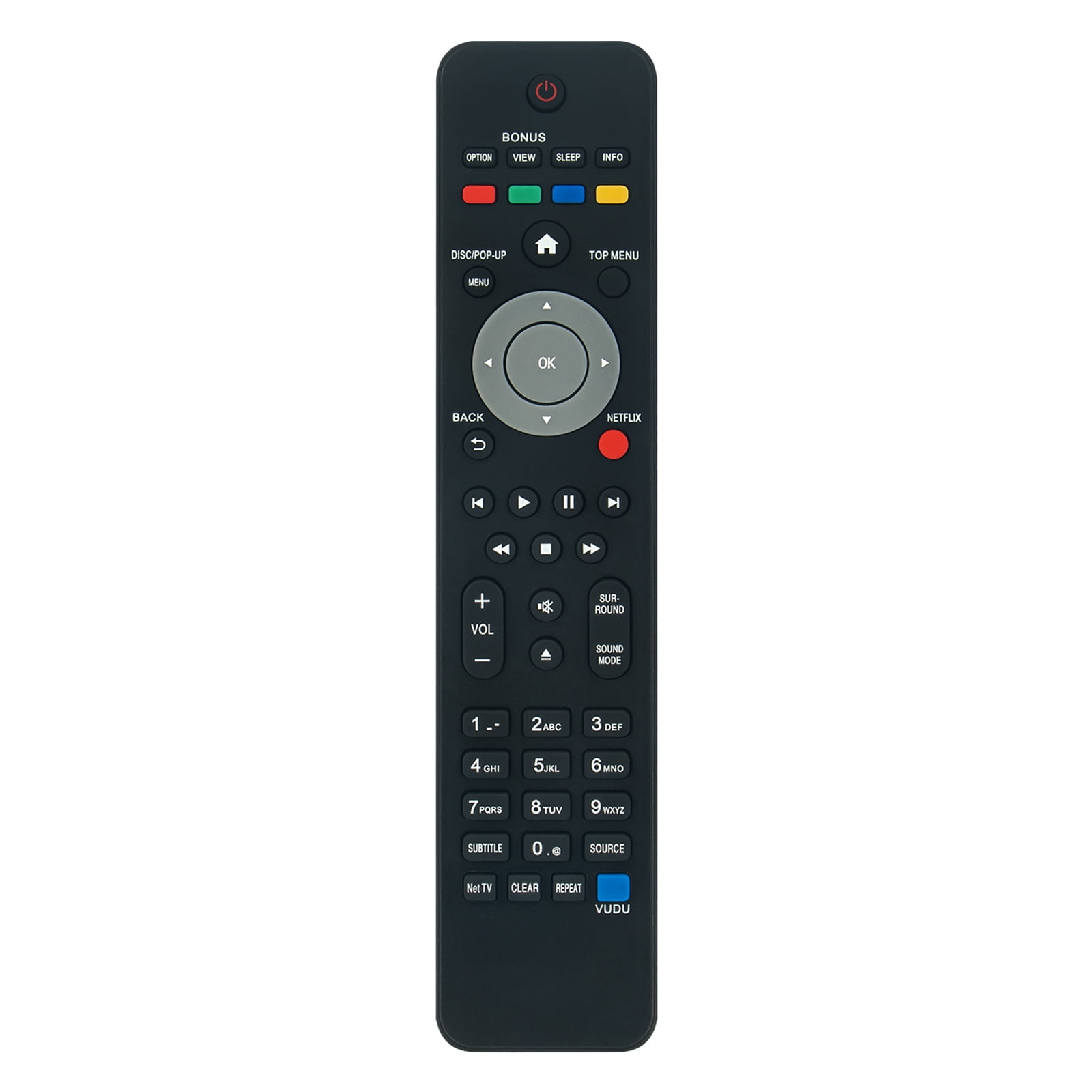 New NC201-OBVSI Replace Remote Control compatible with PHILIPS NC201 ...