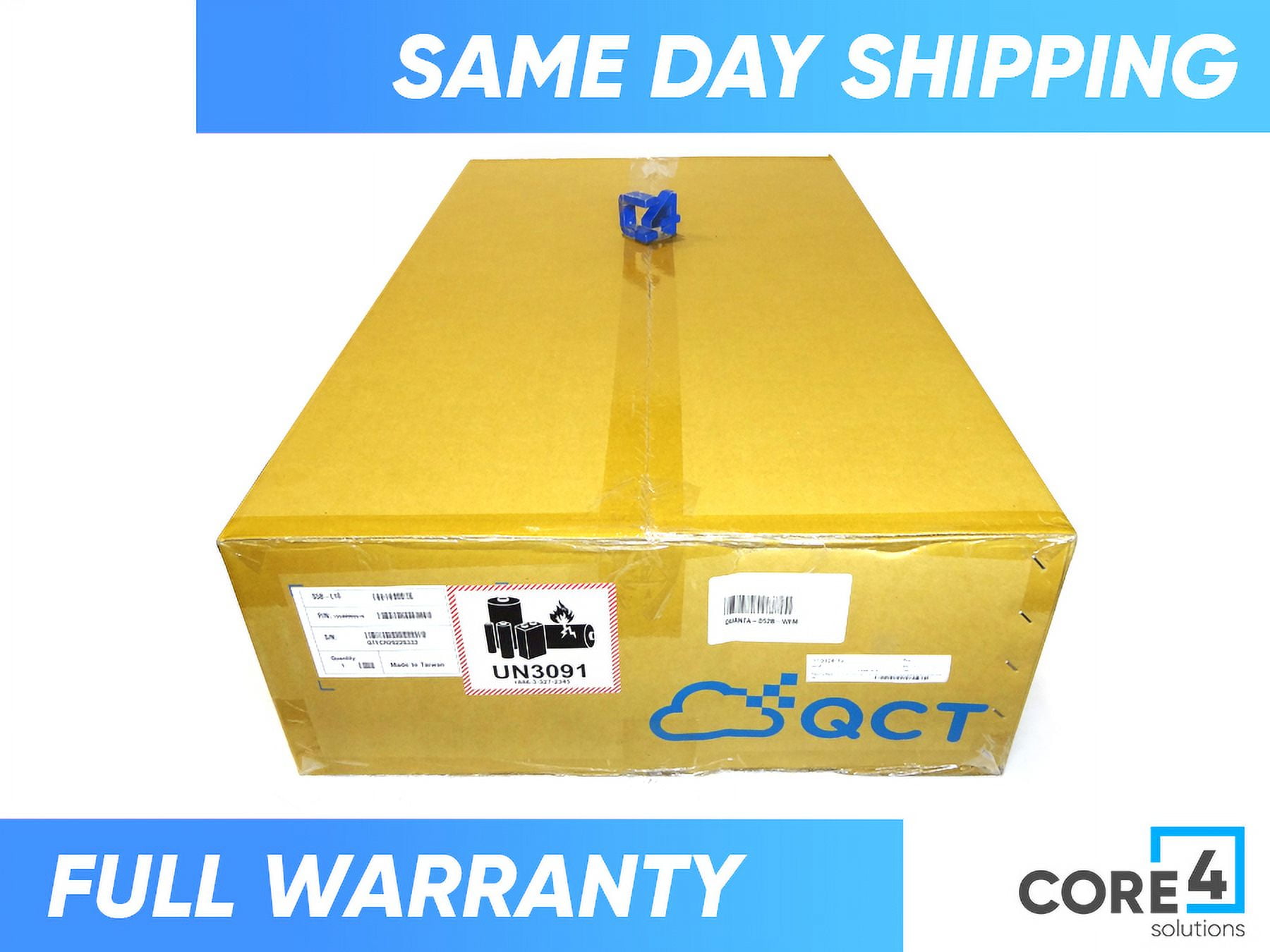 New NOB Quanta D52B-1U 1U Server w/ 2x Heatsinks, MOBO, 12x Trays, RAID ...