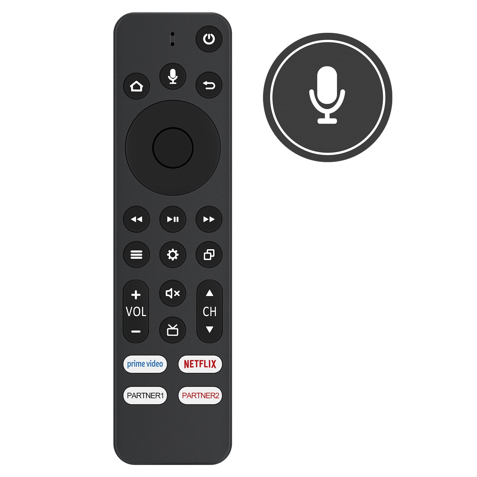 New NS-RCFNA-21 CT-RC1US-21 Voice Replace Remote Control fit for ...