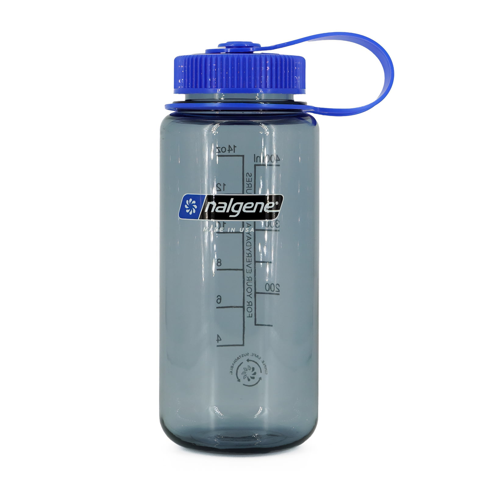 New Nalgene Wide Mouth BPA Free 16 oz Multicolor Plastic Water Bottle ...