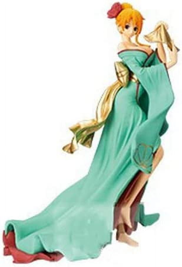New Nami (Green Kimono Ver) Character Anime Statue Figur Desktop ...