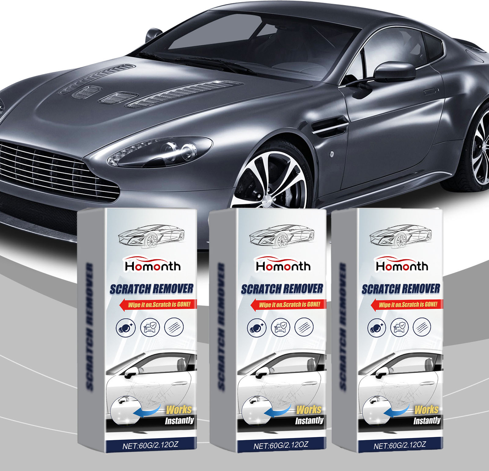 New Nanosparkle Cloth Car Scratch Remover Kit,Car Scratch Repair Paste ...