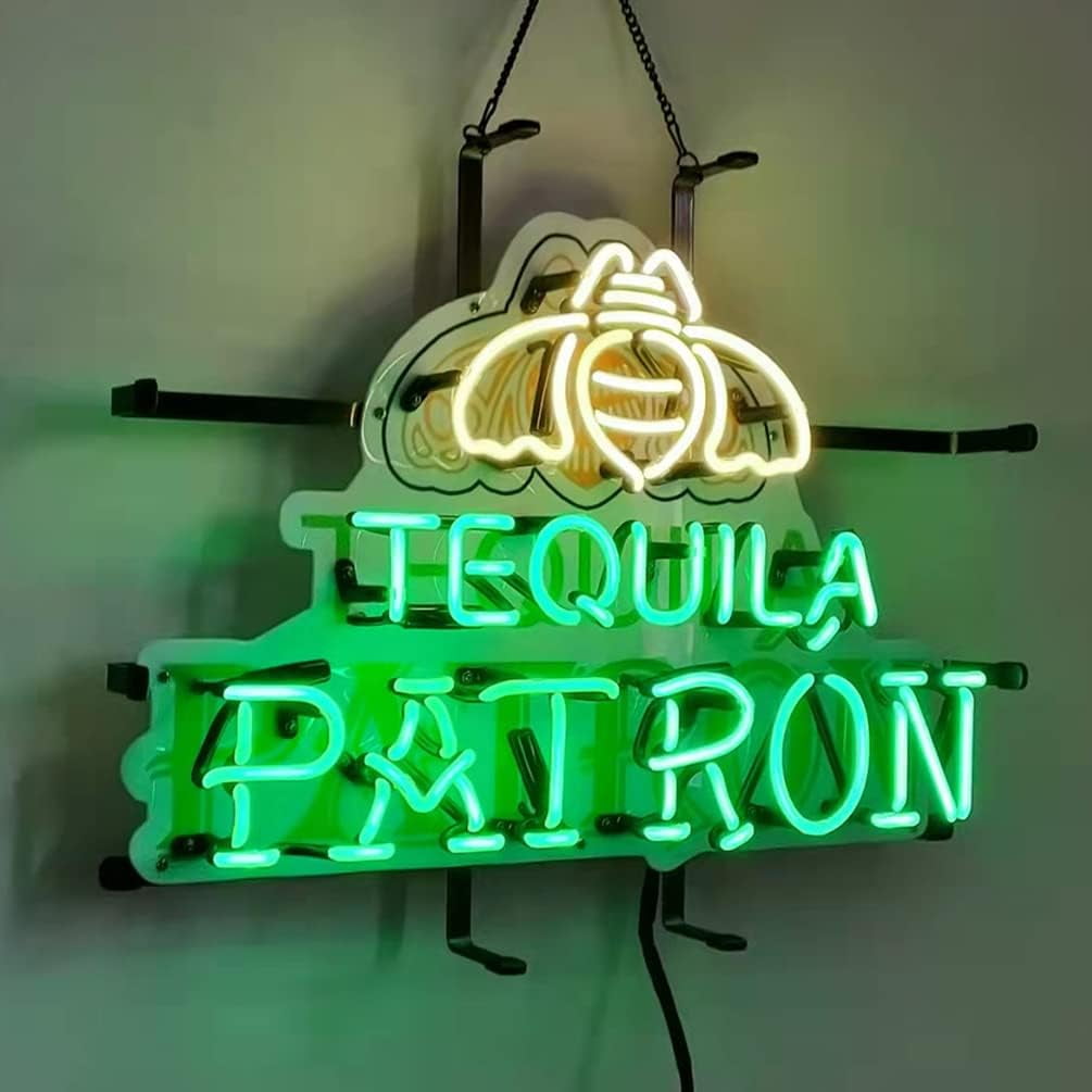 New Neon Sign For Tequila Patron Beer Neon Sign Handmade Real Glass ...