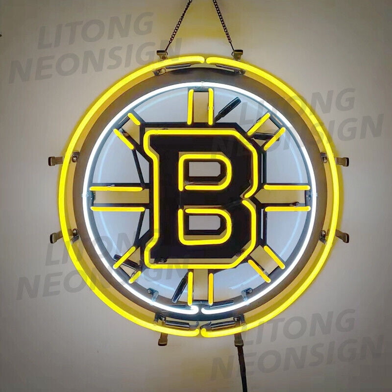 New Neon Signs For Boston Sports Team Bruins Neon Sign Beer Bar Sport ...