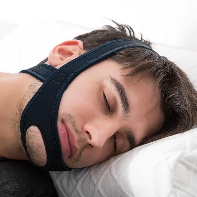 New Neoprene Anti Snore Stop Snoring Chin Strap Belt Anti Apnea Jaw ...