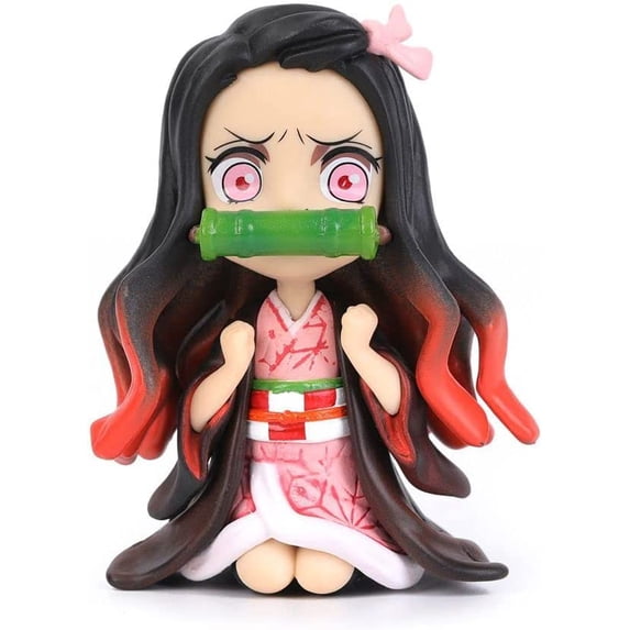 New Nezuko, Q Version Ctue Nezuko Kamado Nezuko Cartoon Statues PVC ...