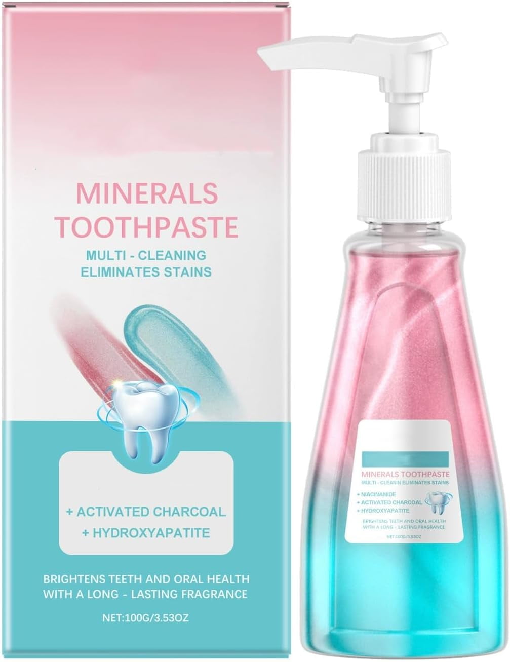 New Niacinamide Whitening Toothpaste,Fresh Breath & Deep Cleaning ...