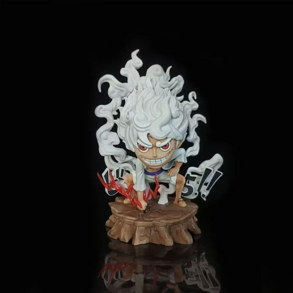 New Nika Luffy (Gear5 Ver) Character Anime Model Statue Action Figures ...