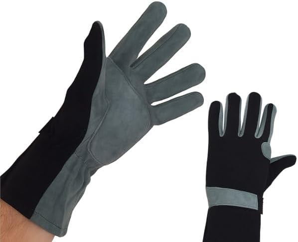 New Nomex & Leather Car Racing Gloves Fire Retardant,Driving,Flying ...