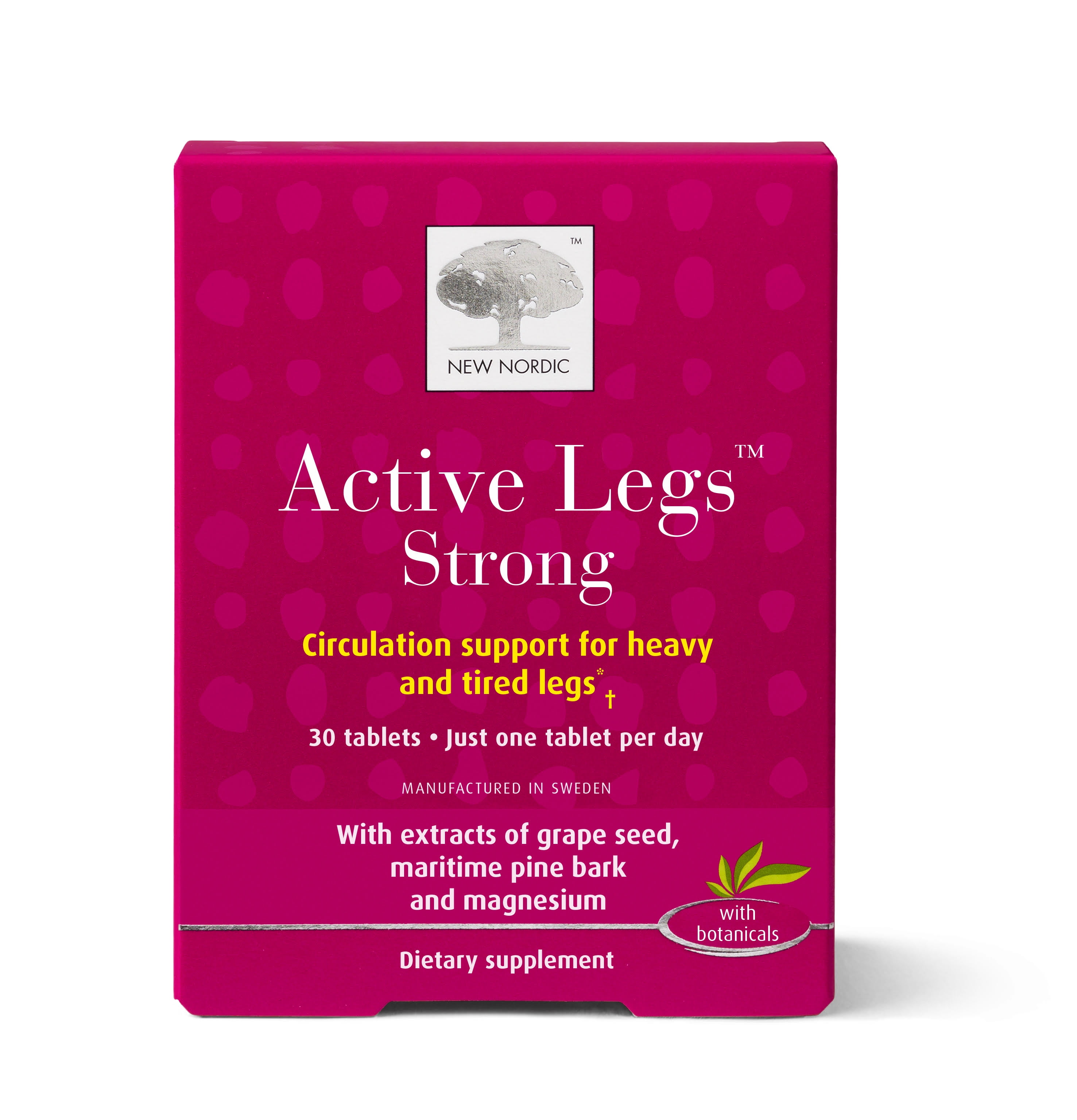 New Nordic Active Legs Strong | Circulation Support Supplement | 30 ...