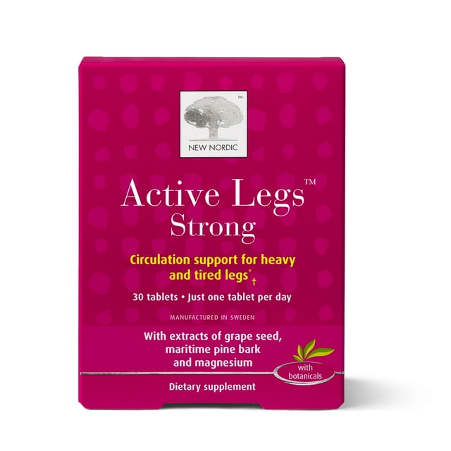 New Nordic Active Legs Strong | Circulation Support Supplement | 30 ...
