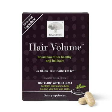 New Nordic Hair Volume Tablets | Healthy Hair Growth, Reduce Thinning ...