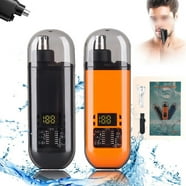 Eisoary 4Pcs Nose Hair Trimmer Dual-Side Blades Nostril Hair Remover ...