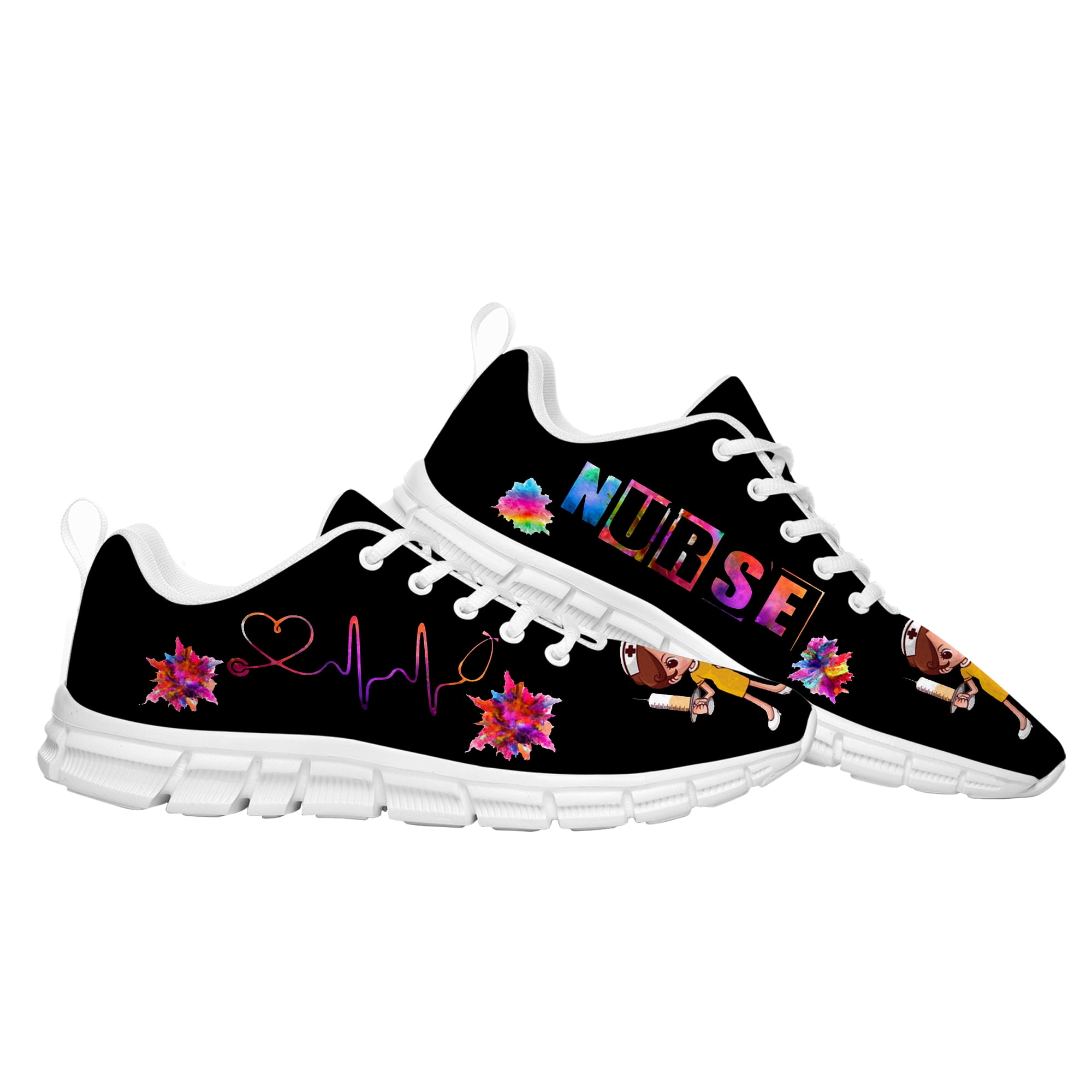 New Nurse Shoes Heart Beat Brand Sports Custom Shoes High Quality Mens ...