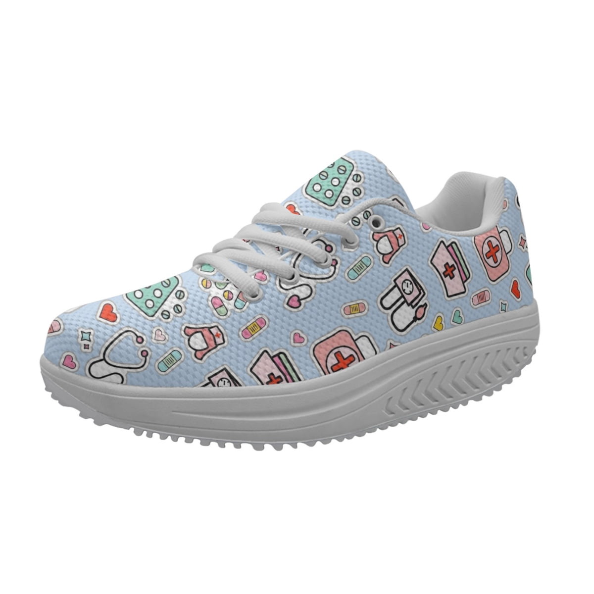 New Nurses Medical Equipment Doctor Flats Design Casual Shock ...