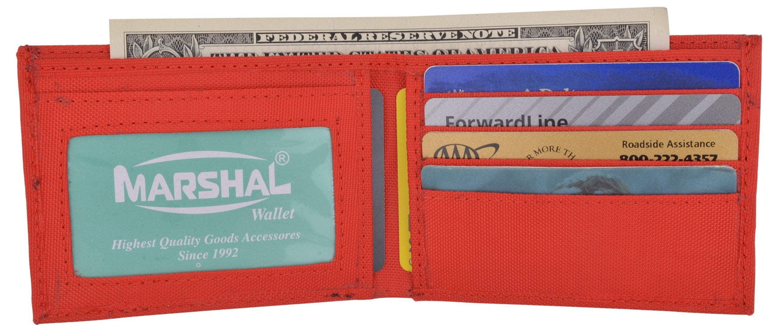 New Nylon Slim Compact Boys ID Card Bifold Wallet - Walmart.com