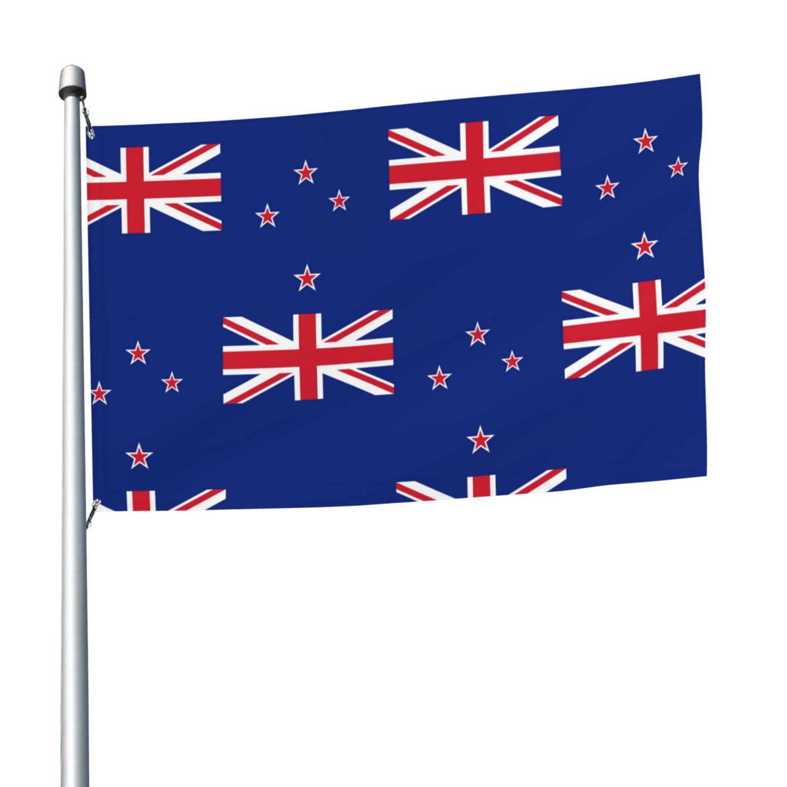 New Nz Flag Flag 5x8 Ft Print Vivid Color Light-Weighted Flags With ...