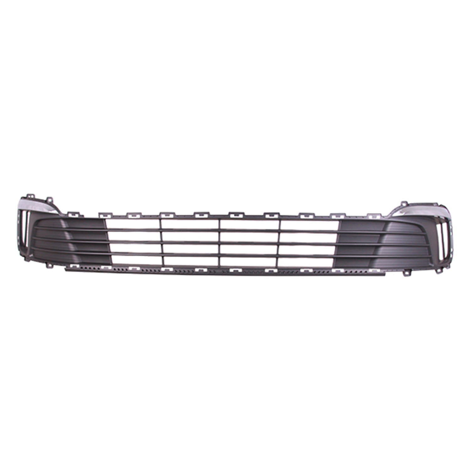 New OE Matte-Black / Chrome Front Bumper Cover Grille Replaces ...