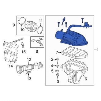New OEM Air Filter Housing Fits, 2019-2020 Dodge Charger - Part ...