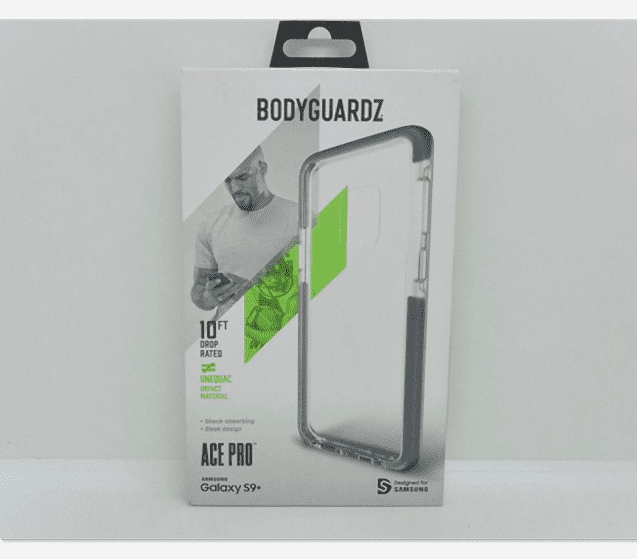 New OEM BodyGuardz Ace Pro Clear/Gray Case For Samsung Galaxy S9+ Plus ...