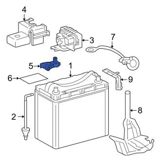 New OEM Genuine Toyota Battery Cable Terminal End - Part # 9098205060 ...