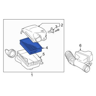 New OEM Genuine Toyota Engine Air Filter - Part # 178010P100 - Walmart.com