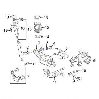 New OEM Genuine Toyota Rear Alignment Camber Adjusting Eccentric - Part ...