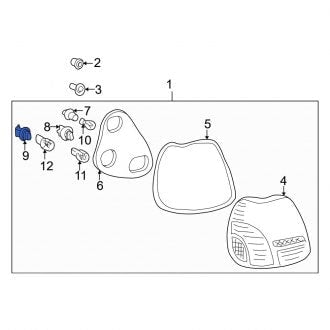 New OEM Genuine Toyota Rear Turn Signal Light Socket - Part ...