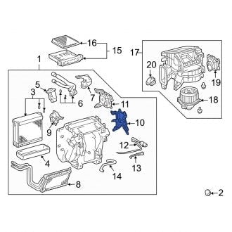 New OEM HVAC Blend Door Actuator Fits, 2003-2009 Lexus GX - Part ...