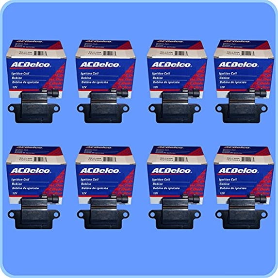 New OEM Ignition Coil Set (8) Fits LS2, LS4, LS7 Engines Square Coil ...