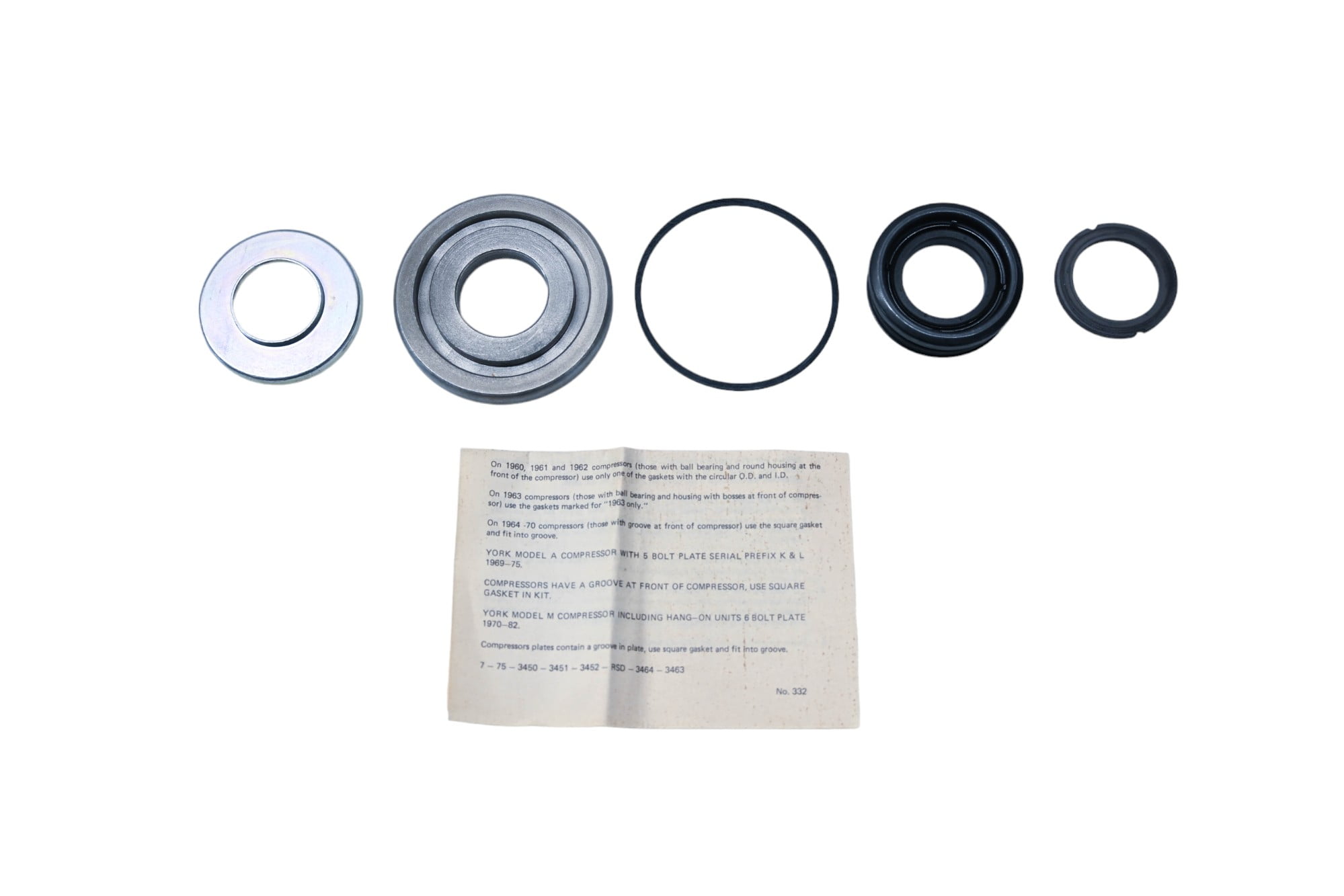 New OEM Motorcraft YE-10, C9AZ-19655-A AC Compressor Bearing Kit NOS ...