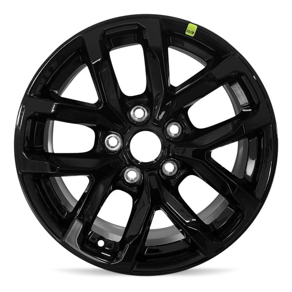 New OEM Surplus Wheel 17x7.5 in for 2022-2023 Jeep Wrangler Gloss Black 17 inch Aluminum Rim ...