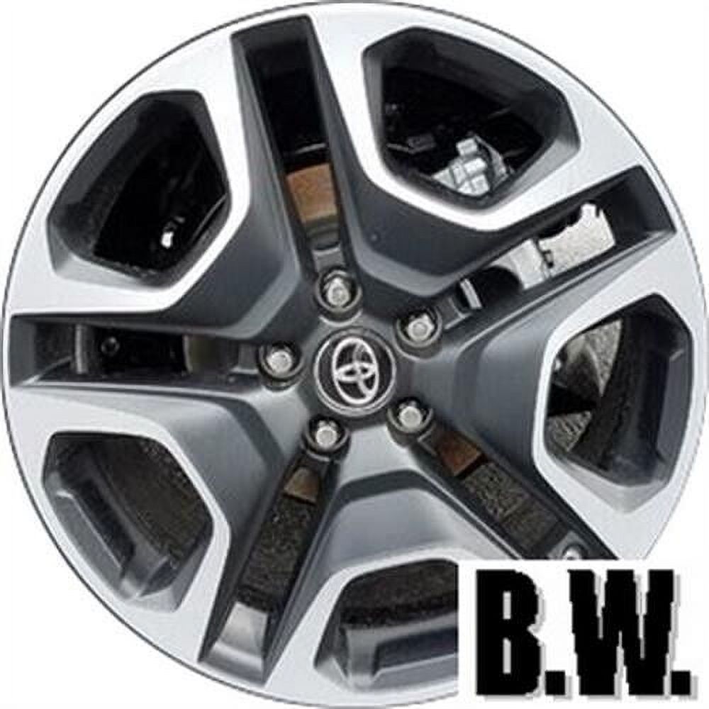 New OER 19in Wheel for Toyota RAV4 2019-2022 BLACK Alloy Rim - Walmart.com