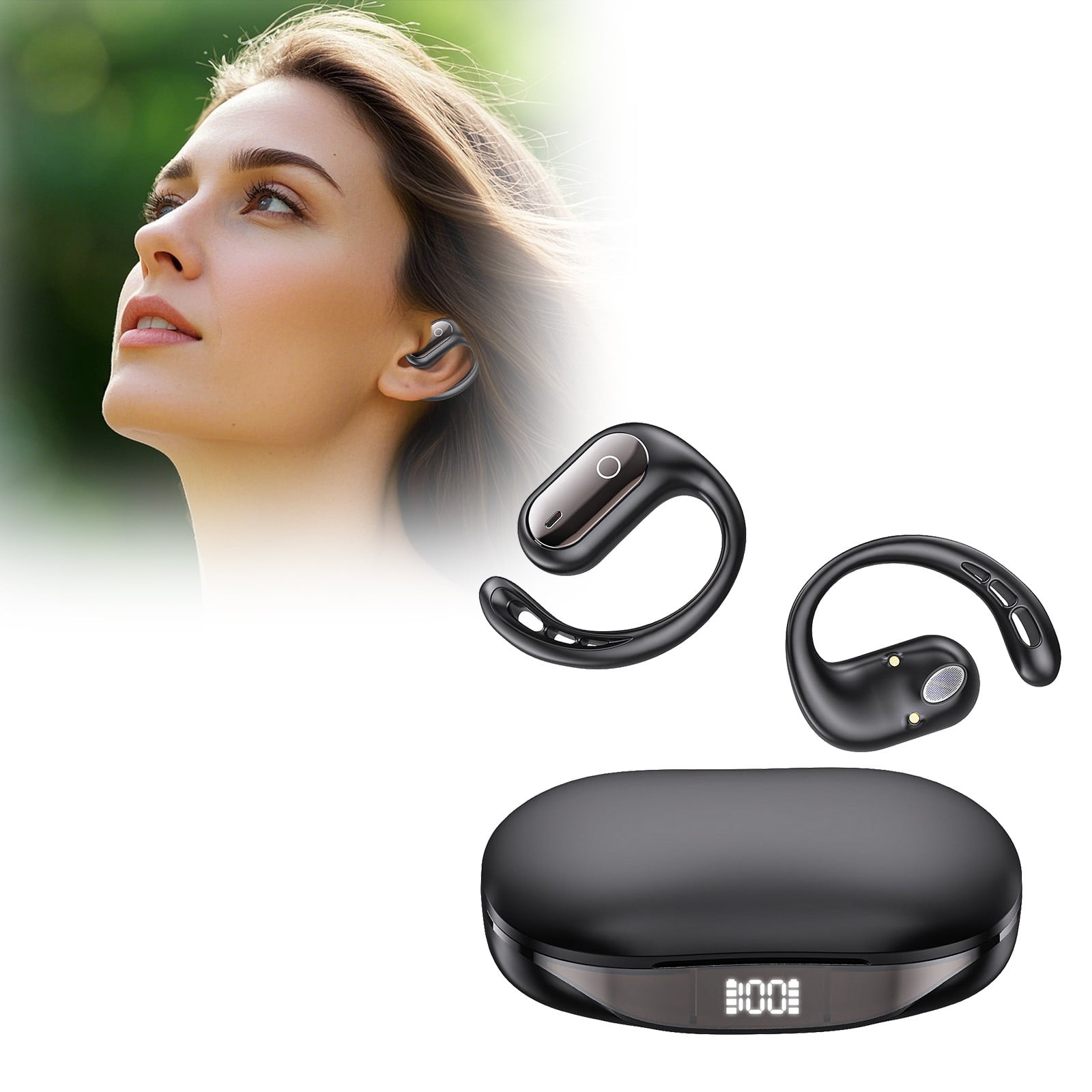 New OWS Headset With AI Smart Translation Language And Charging ...
