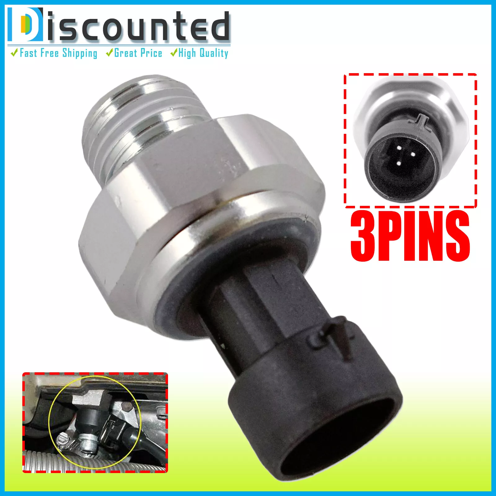 New Oil Pressure Sensor For Isuzu NPR NPR-HD Chevy Silverado 1500 2500 ...