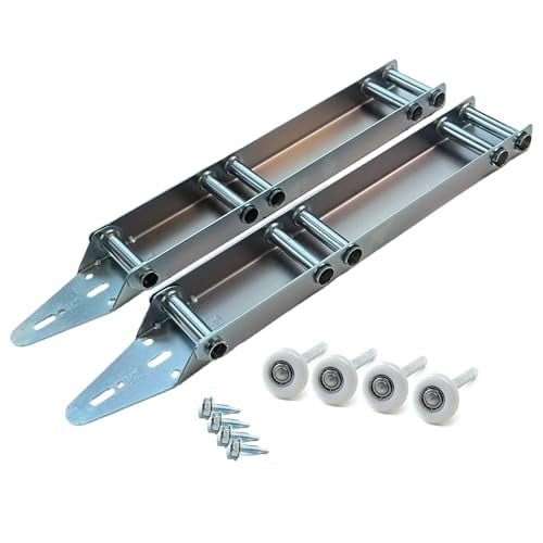 New Opener Parts Garage Door Low Headroom Quick Turn Brackets (Pair) w ...