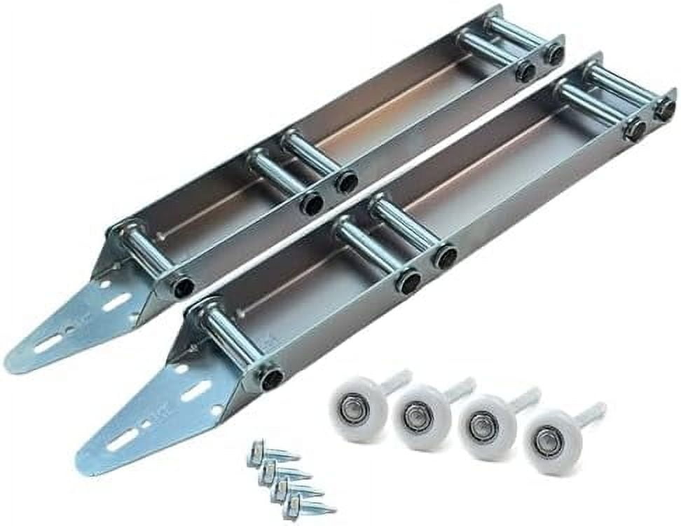 New Opener Parts Garage Door Low Headroom Quick Turn Brackets (Pair) w ...