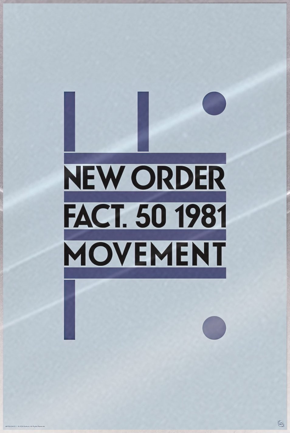 New Order - Music Poster (Movement - Album Cover - Fact. 50 1981) (Size ...