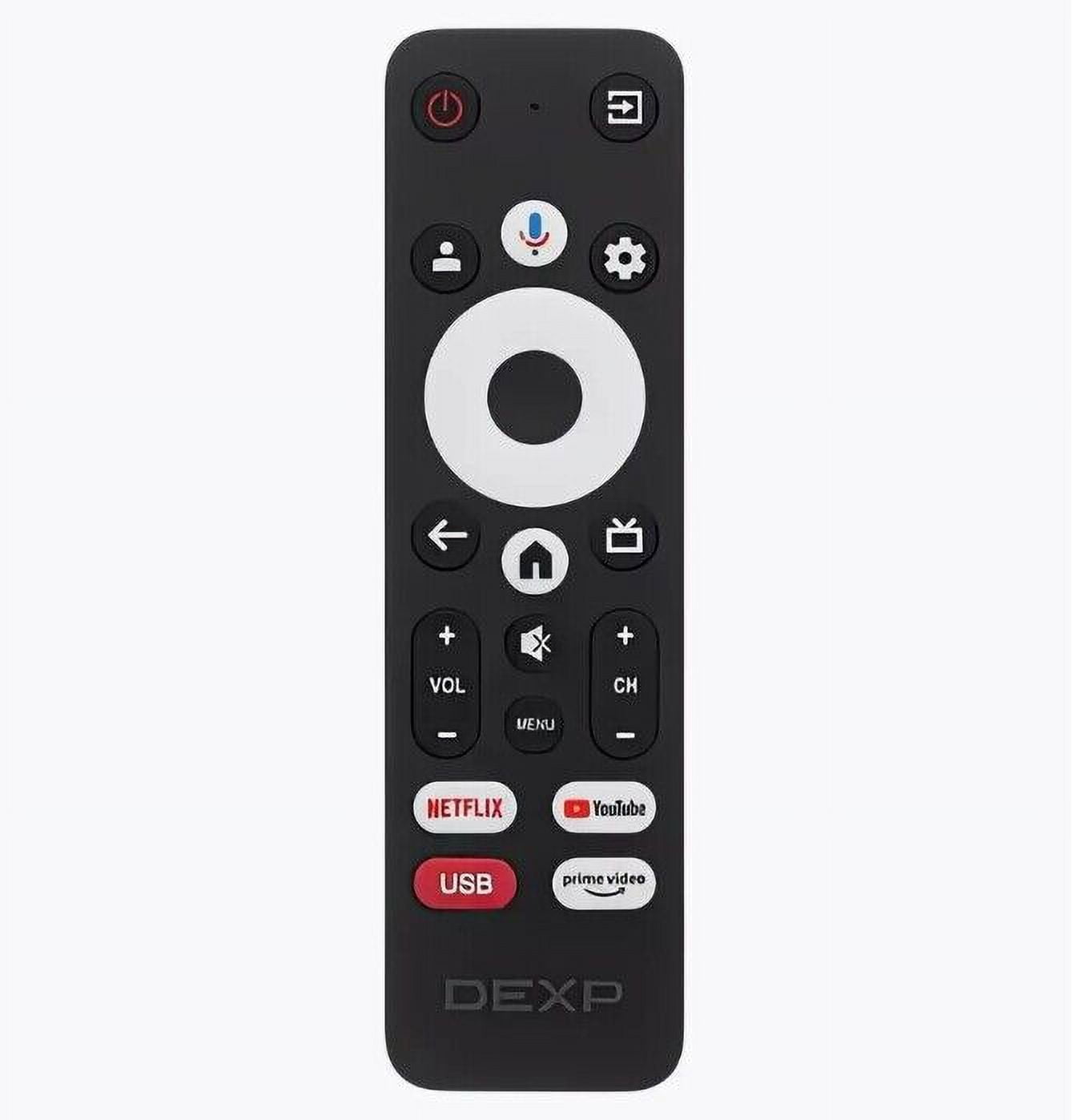 New Original For DEXP Android LED Google TV Box Voice Remote Control 32HHG1 - Walmart.com