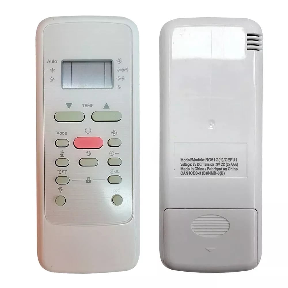 New RG51G(1)/CEFU1 Air Conditioner Remote Control, Compatible with ...