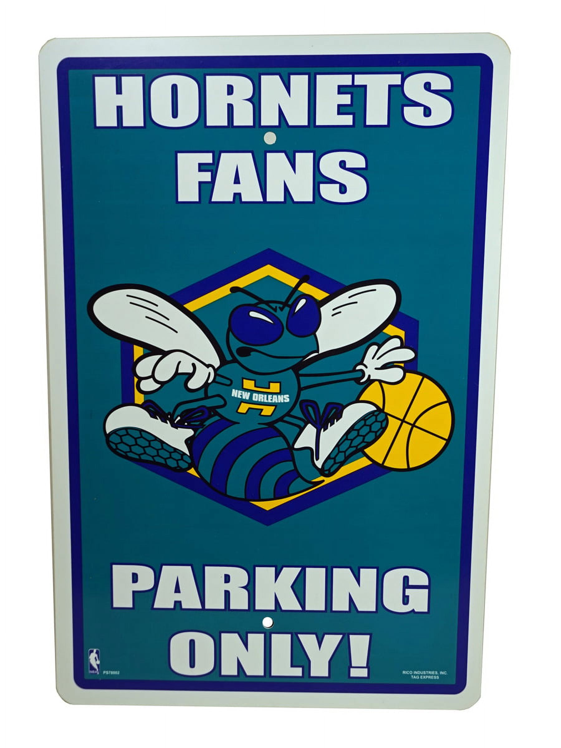 New Orleans Basketball Hornets Classic Logo - BIG 18x12 - Fans Parking ...
